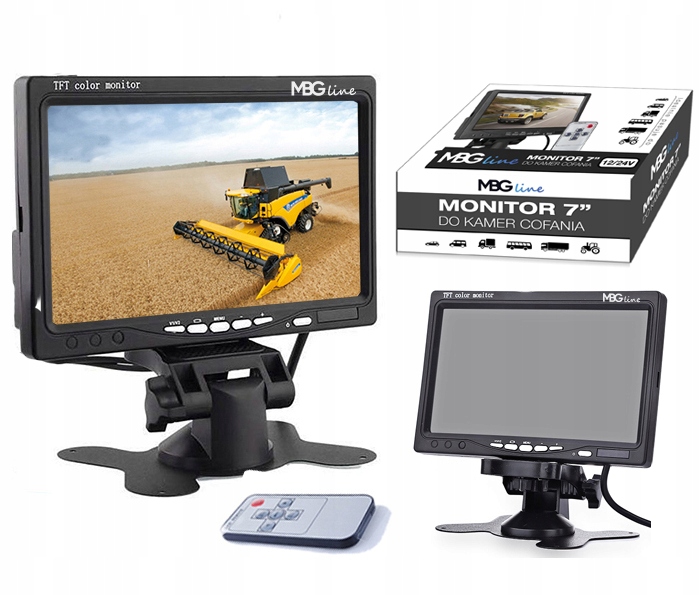 Kamera Cofania Fiat Ducato, Peugeot Boxer, Citroen Jumper Wyświetlacz 7 ...